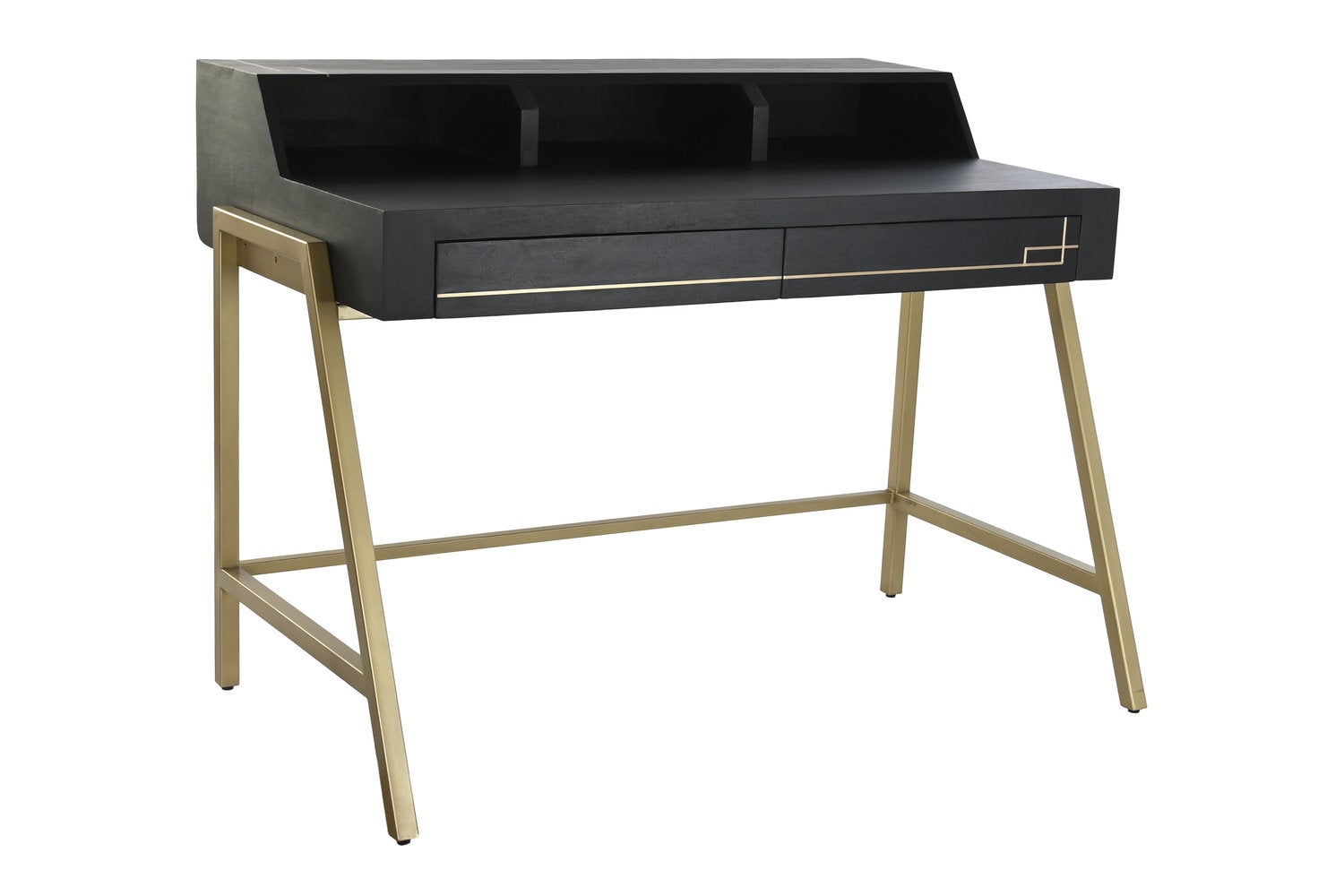 Bureau en métal Mango 119x70x93,5 noir | Leroy Merlin
