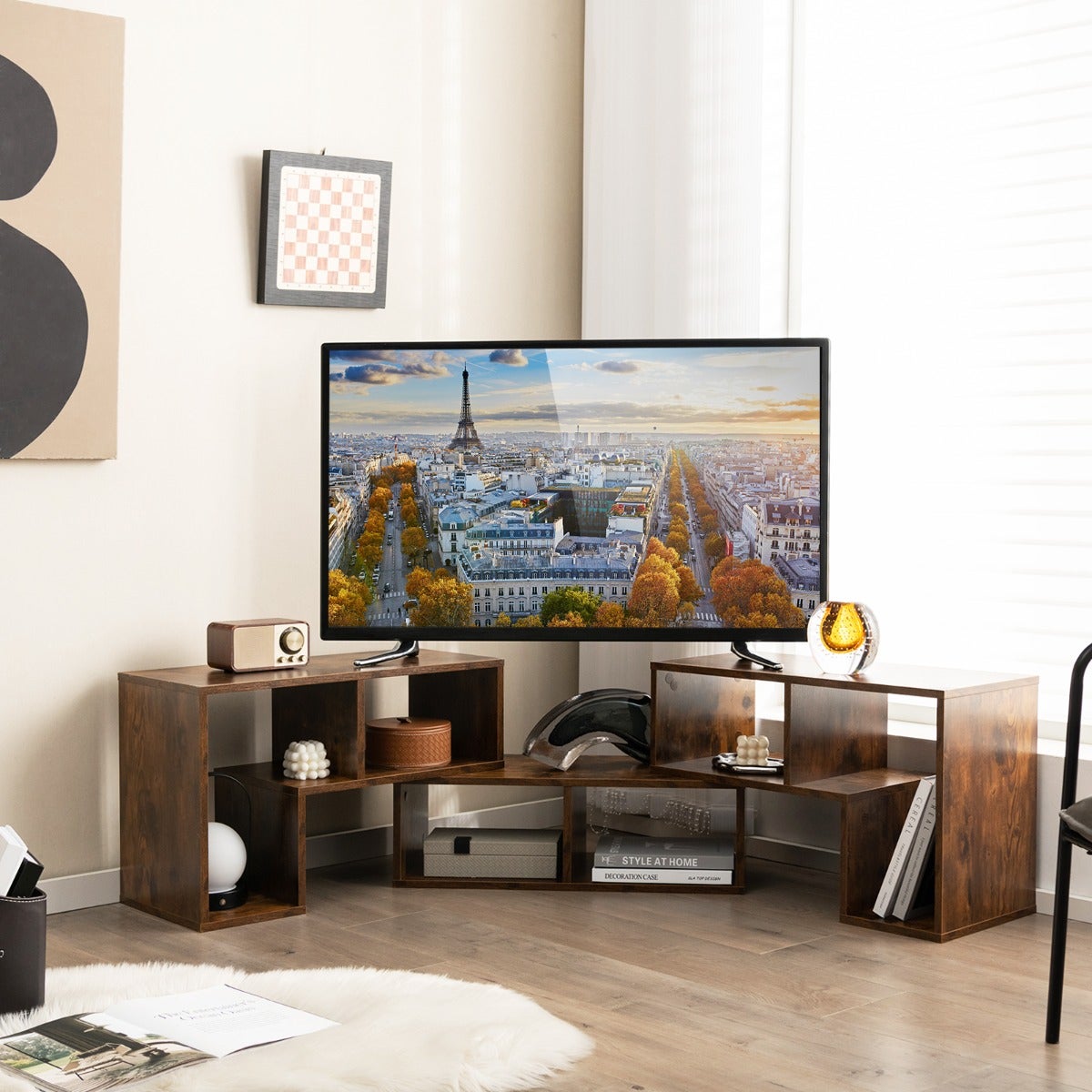 Mueble TV Modular 3 Piezas Centro Entretenimiento hasta 65'' Salón ...