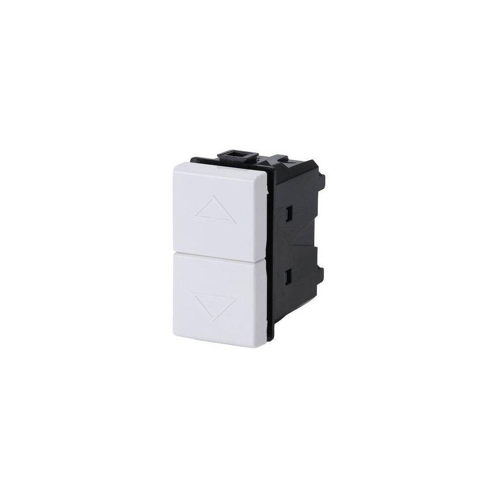 PULSANTE UNIPOLARE DOPPIO ABM BIANCO VOLT 250 A 16 | Leroy Merlin