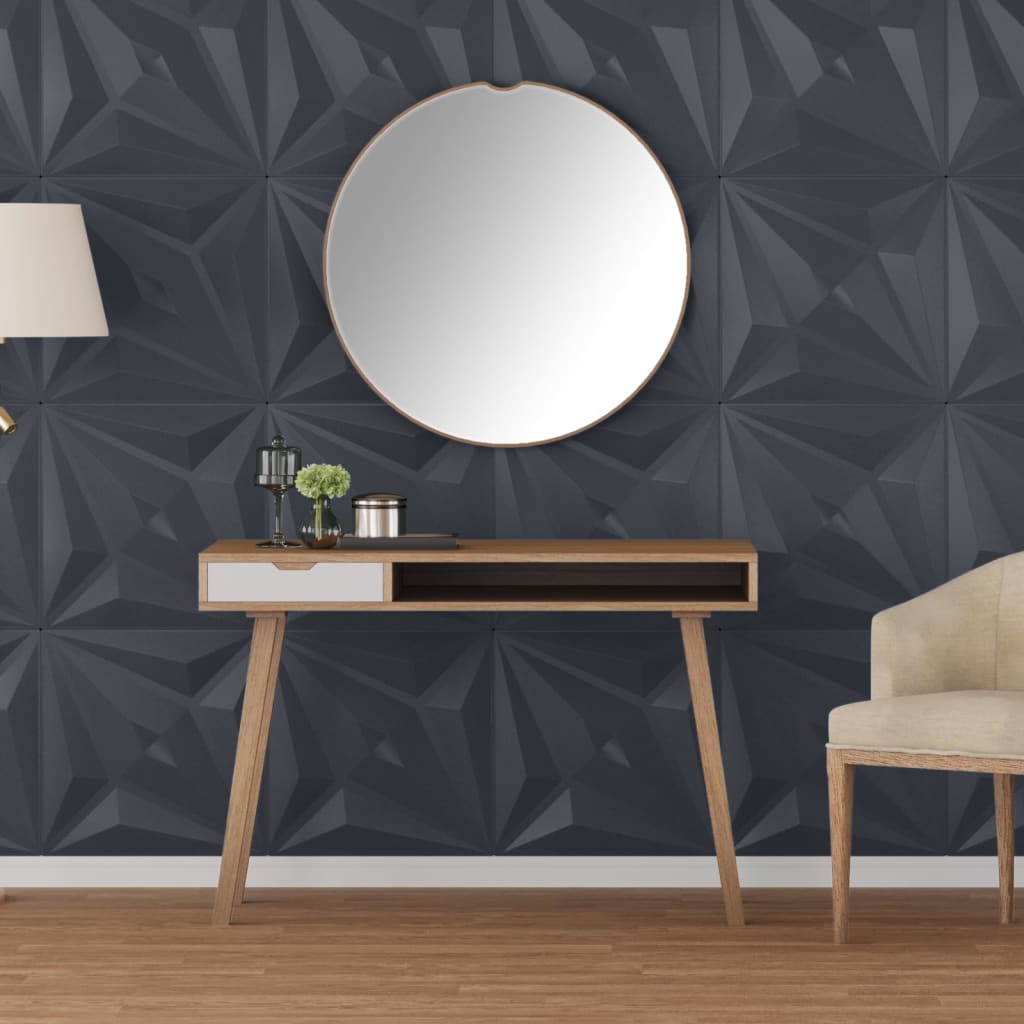 Paneles de pared 48 unidades gris 50x50 cm XPS 12 m² vidaXL Star ...