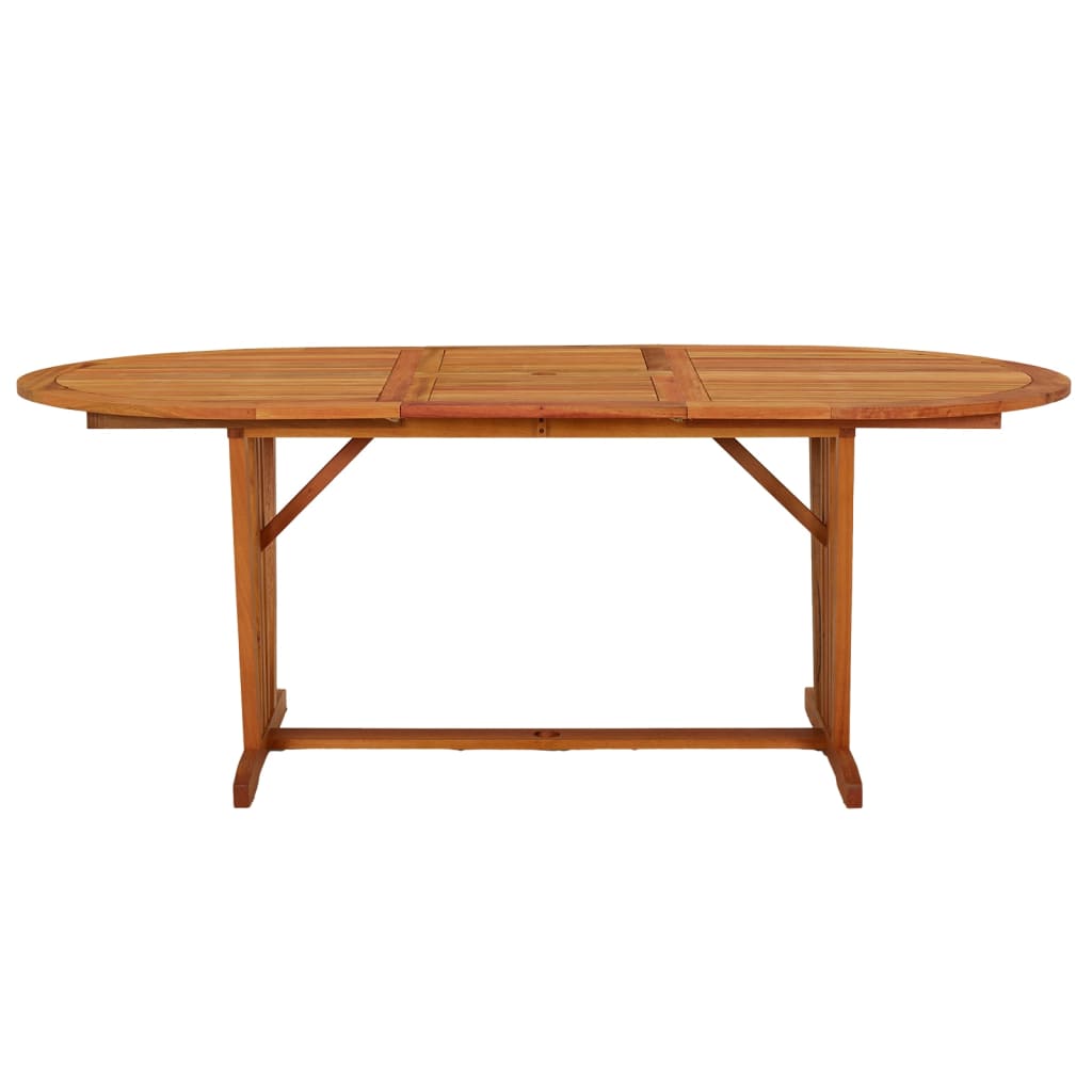 Table de jardin | Table de patio | Table d'extérieur 200x100x75 cm Bois ...