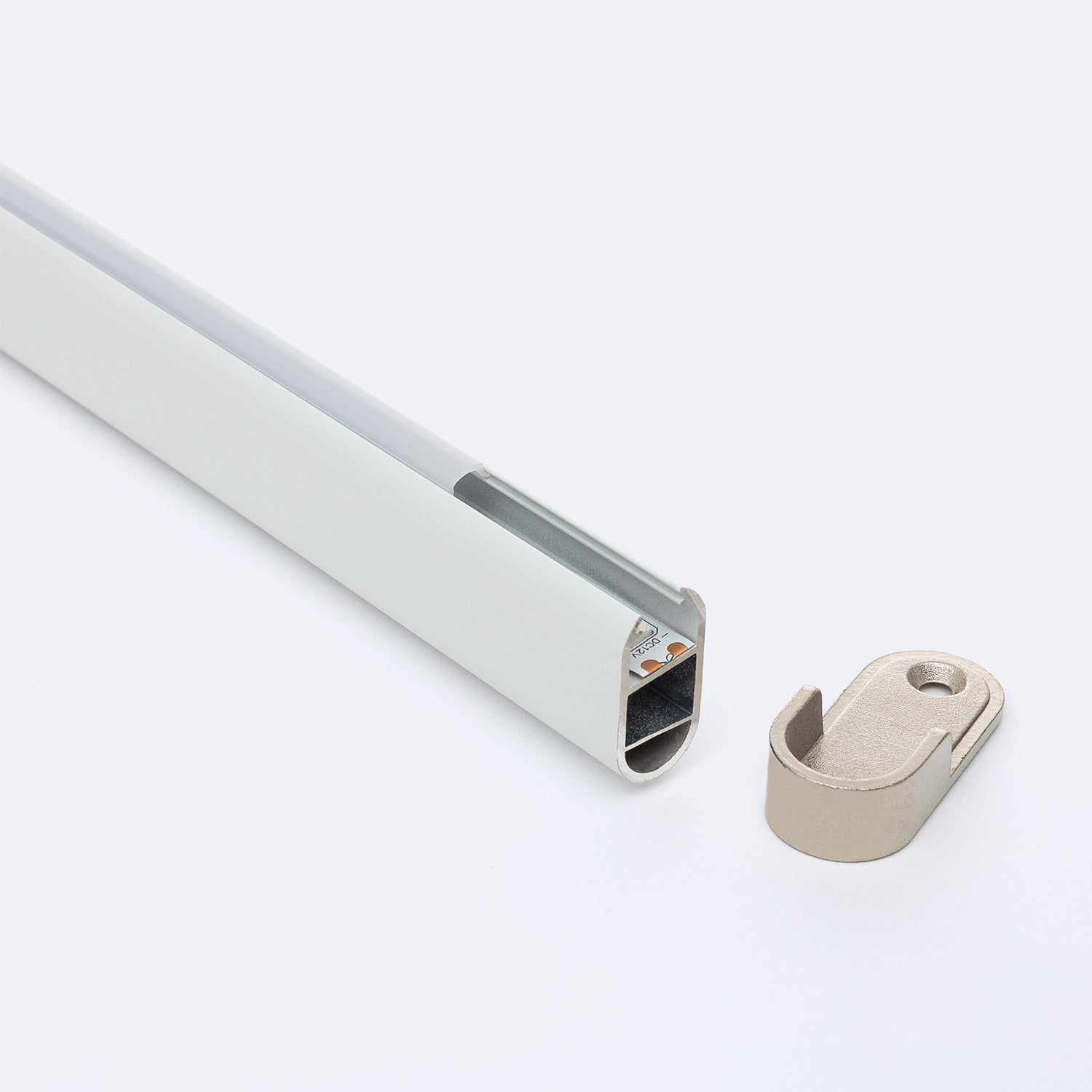 Profilé Aluminium Barre Accrochage Vêtements d'Armoires pour Rubans LED ...