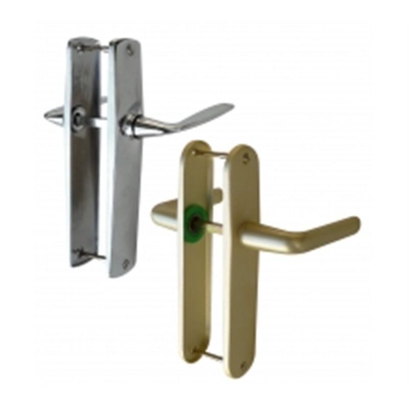 Ensemble Porte Chrome Serrure Vr | Leroy Merlin