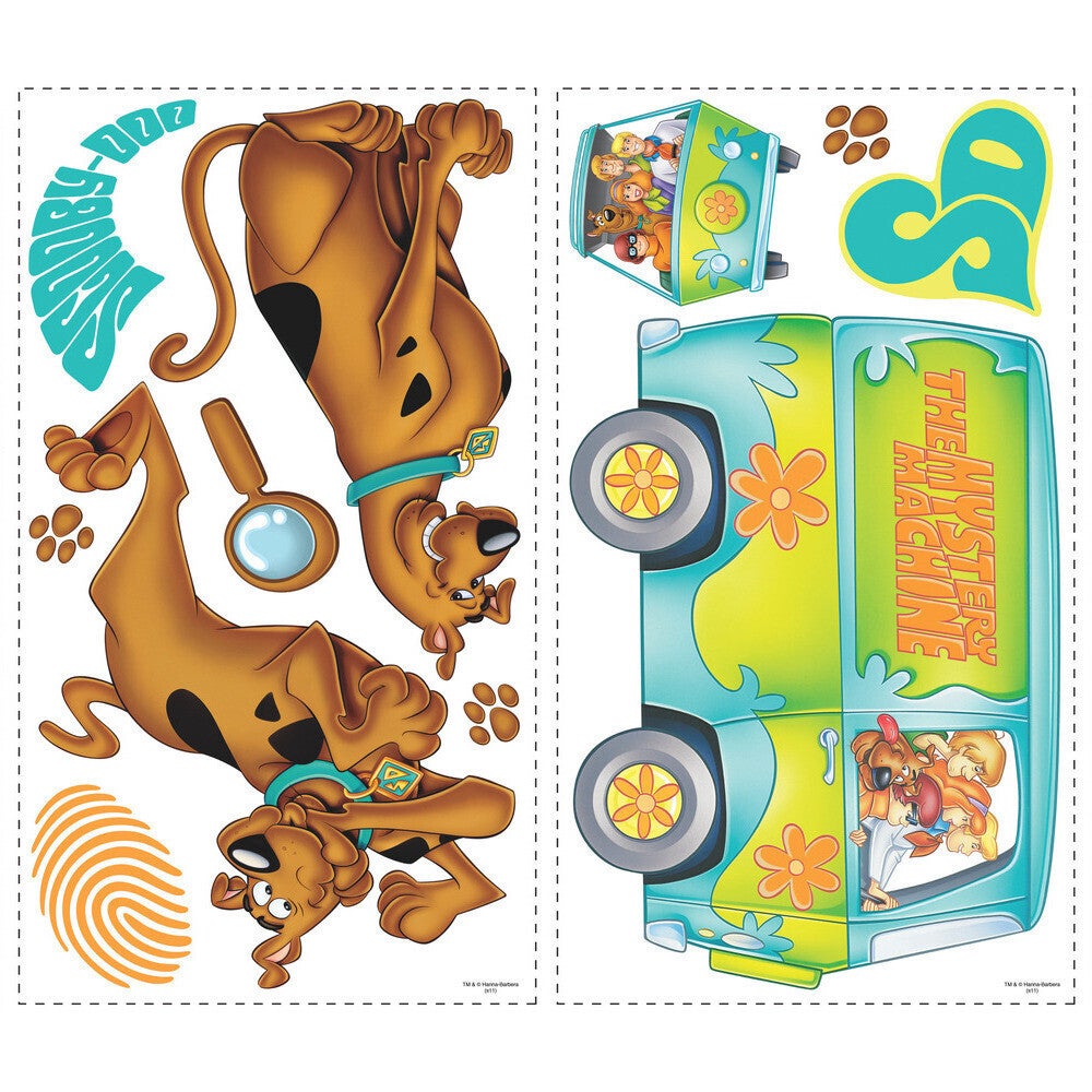 Stickers repositionnables - Scooby-Doo - 18 cm x 10 cm | Leroy Merlin
