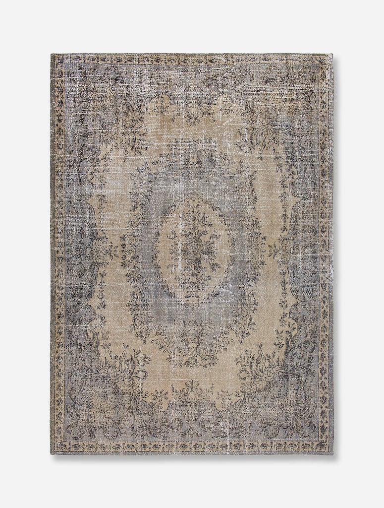 Da Mosto design - Tappeto Palazzo old medaglione - Colonna Tortora - 80 ...