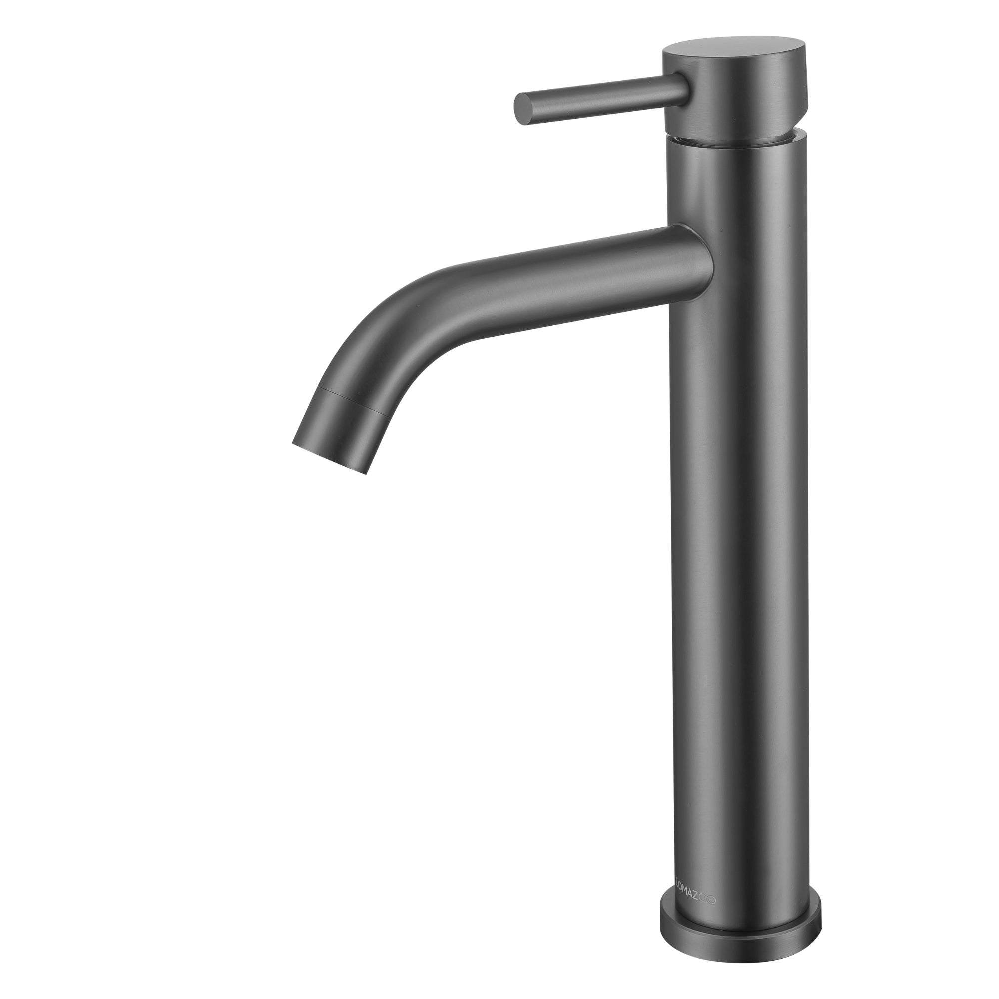 Grifo lavabo Gun Metal, Grifo de baño, Mezclador monomando - LOMAZOO ...