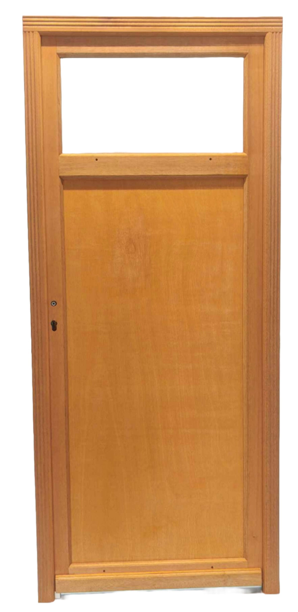 Porte De Service Bois Vitrée Pagos, H,215xl,90 P, Droit Côtes Tableau ...