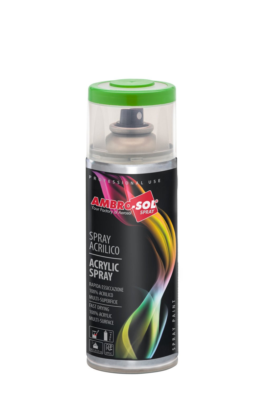 AMBRO-SOL PINTURA ACRILICA 6005 VERDE MUSGO (SPRAY 400 ML. | Leroy Merlin