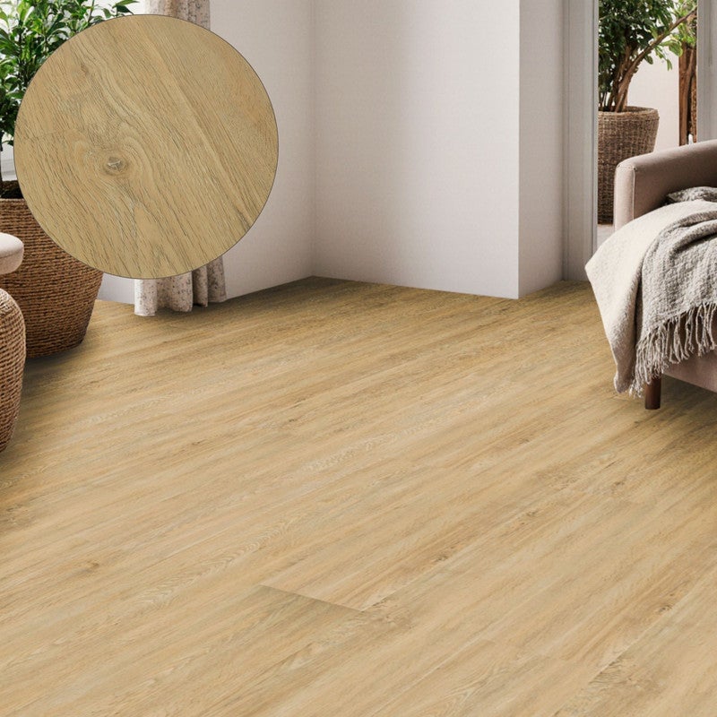 Abaco| Suelo vinílico SPC clic (15,57M2) Tarima impermeable con base ...