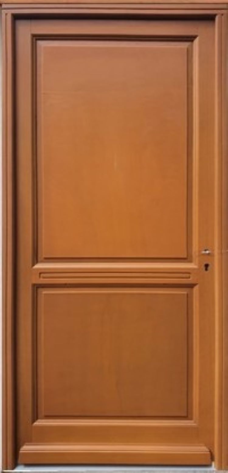 Porte D'Entree Bois Pleine, Eyden, H,215Xl,90 P,Gauche + Poignée Et Barillet (Ref010723No) Cote ...