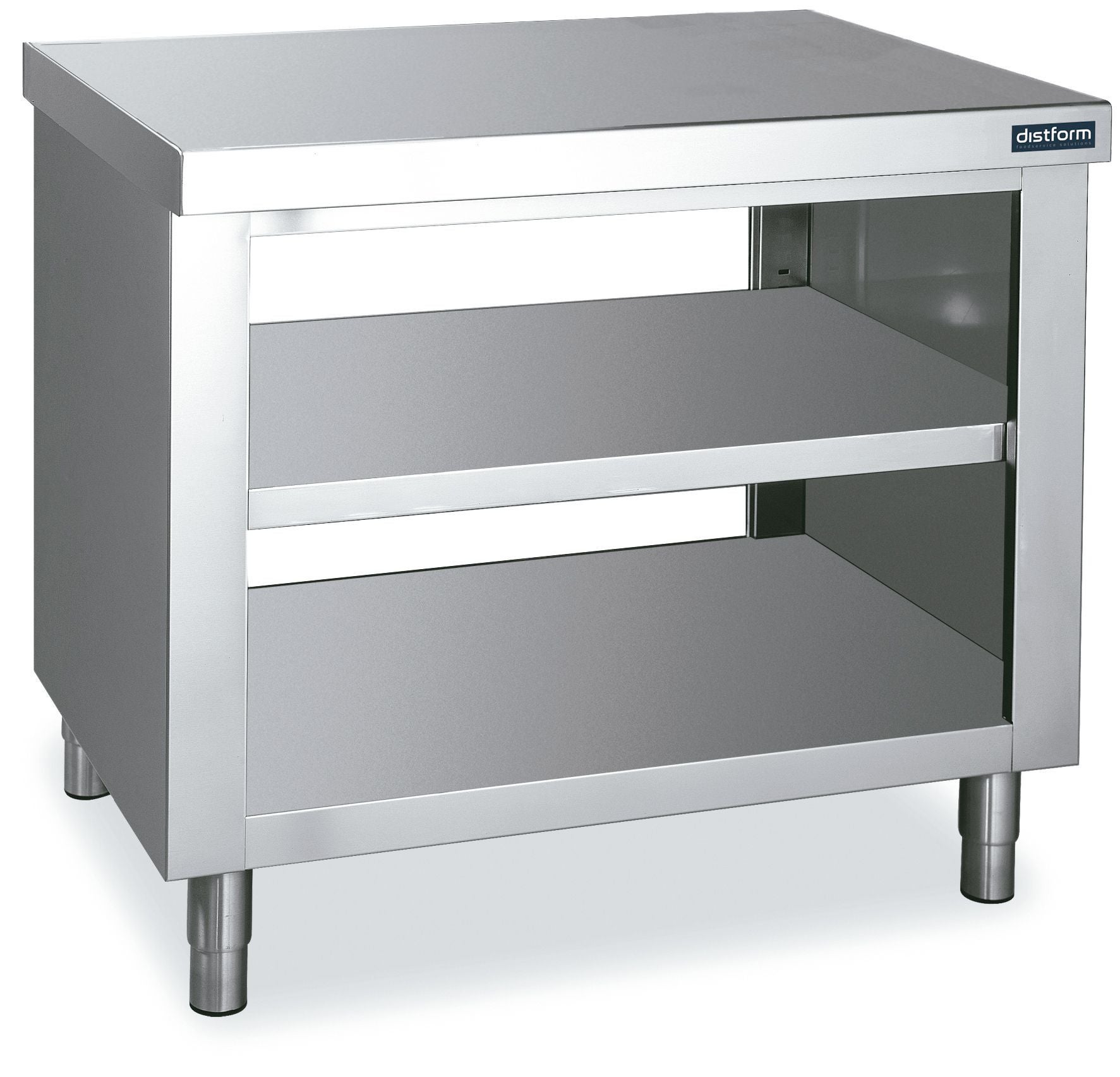 Meuble Inox avec Etagères Traversantes - Gamme 700 - Distform - l200 ...