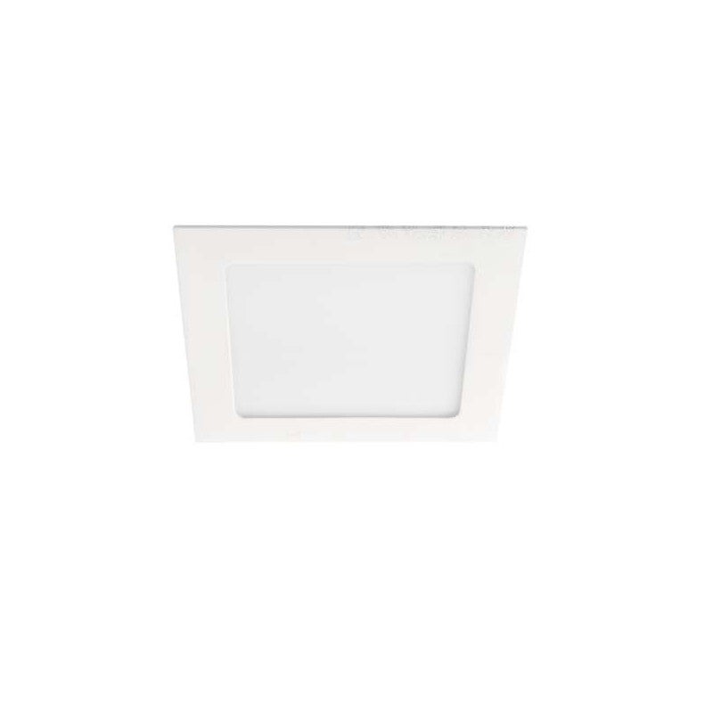 Downlight LED 12W estanco IP44 cuadrado Blanco - Blanco Cálido 3000K ...