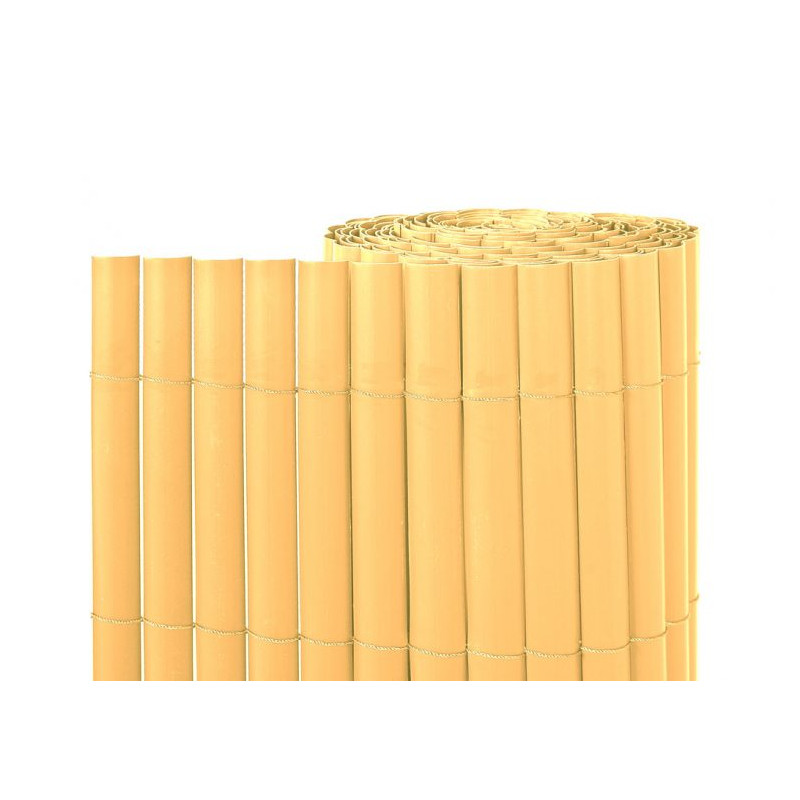 Cañizo PVC Natural | Cañizo Ocultación PVC Simple cara 2x5 metros ...