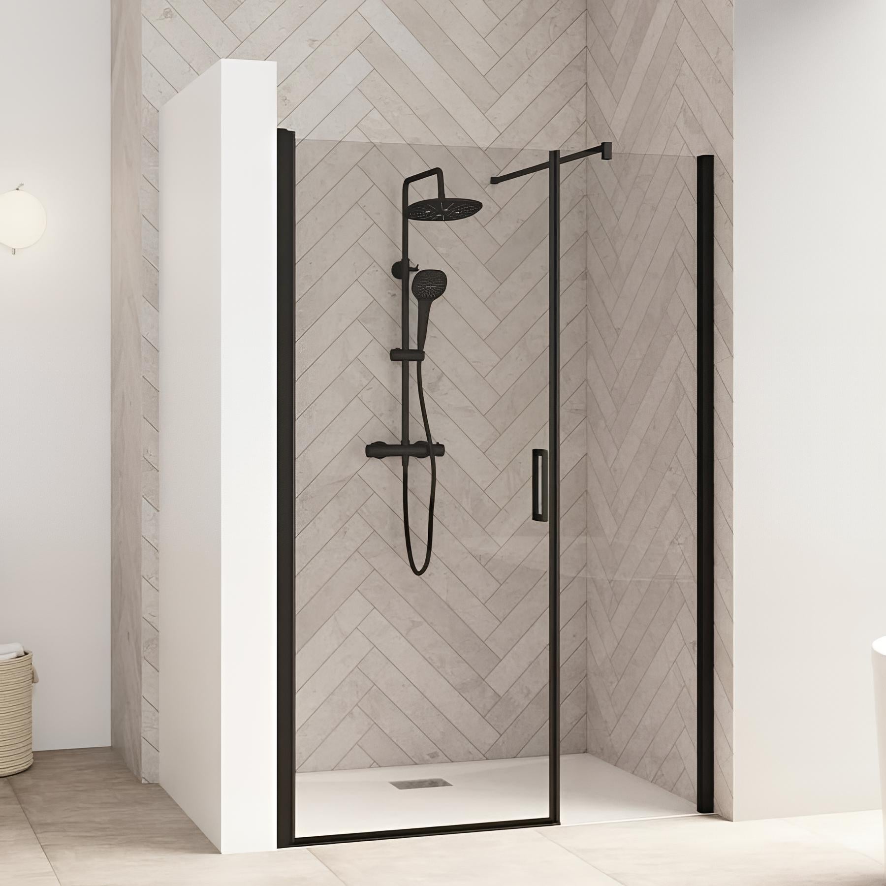 Porte de douche pliante (à coupler avec 1 fixe) SMART DESIGN L XXL ...