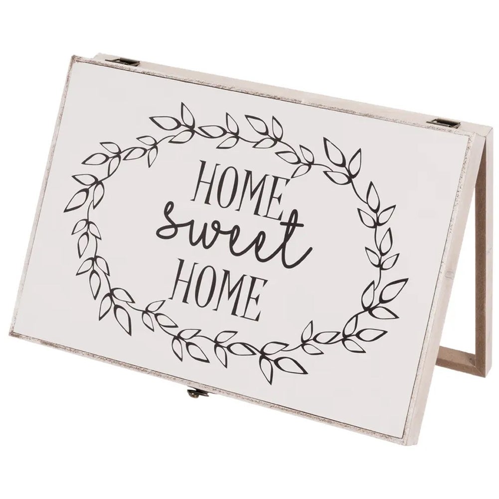 Tapa contador Home Sweet Home de madera de 46x31 cm CasaSelección ...