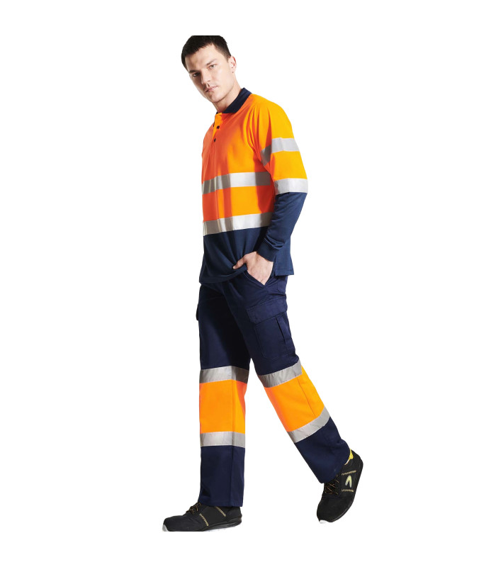 Pantalón multibolsillos de invierno de alta visibilidad (colores flúor ...