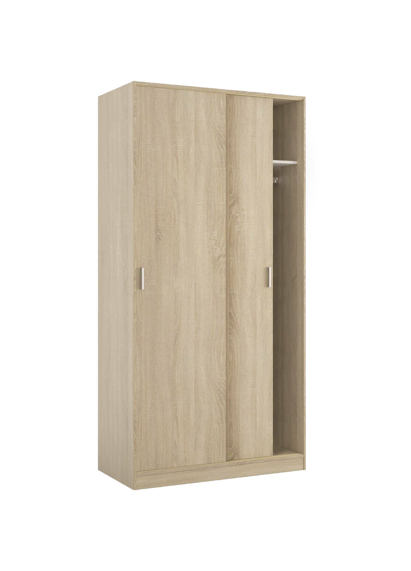 Garde-robe 2 portes Alt, armoire de chambre, armoire avec étagère et ...