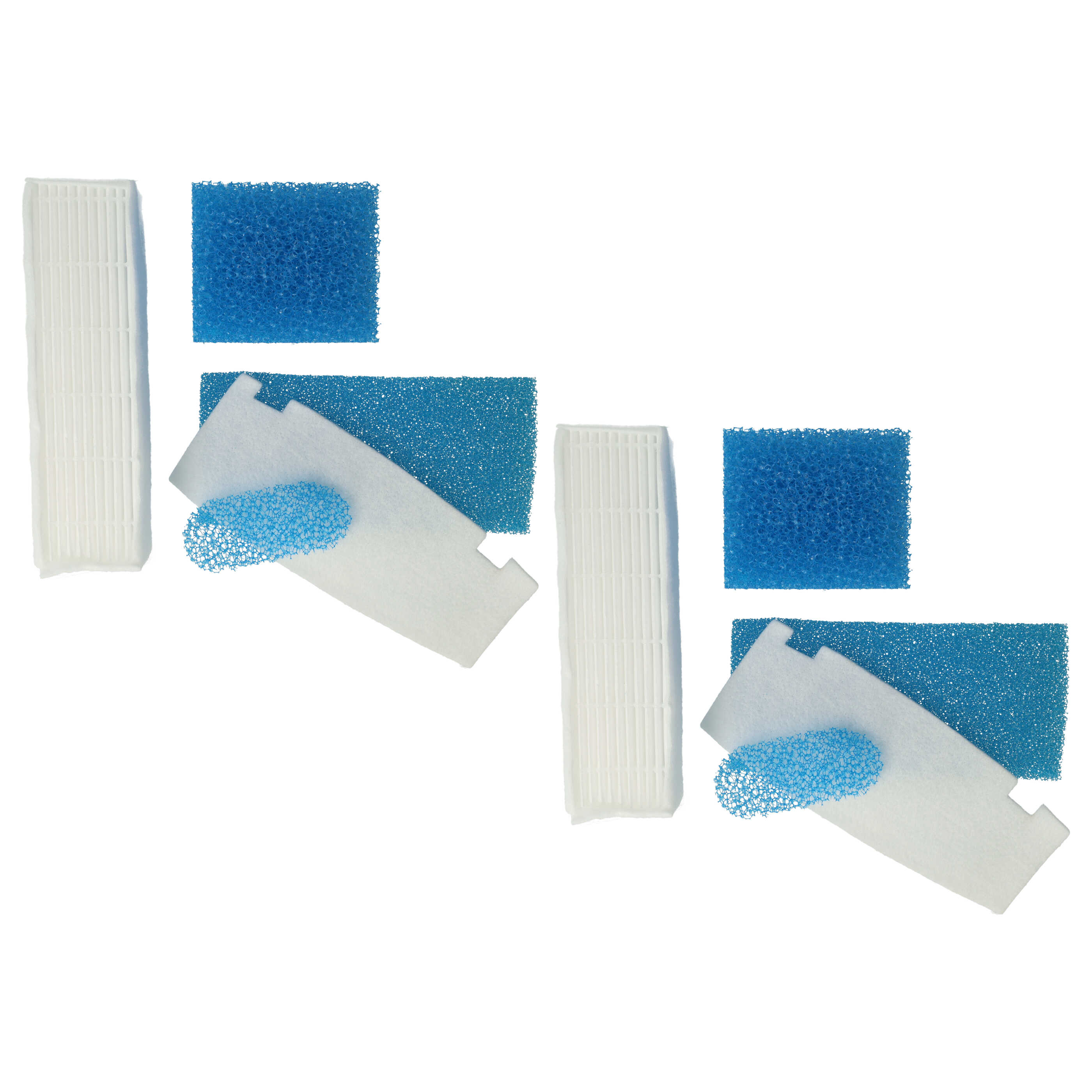 Vhbw Lot de 10 filtres compatible avec Thomas Pet & Friends T1 Aquafilter, Genius S1 Aquafilter ...