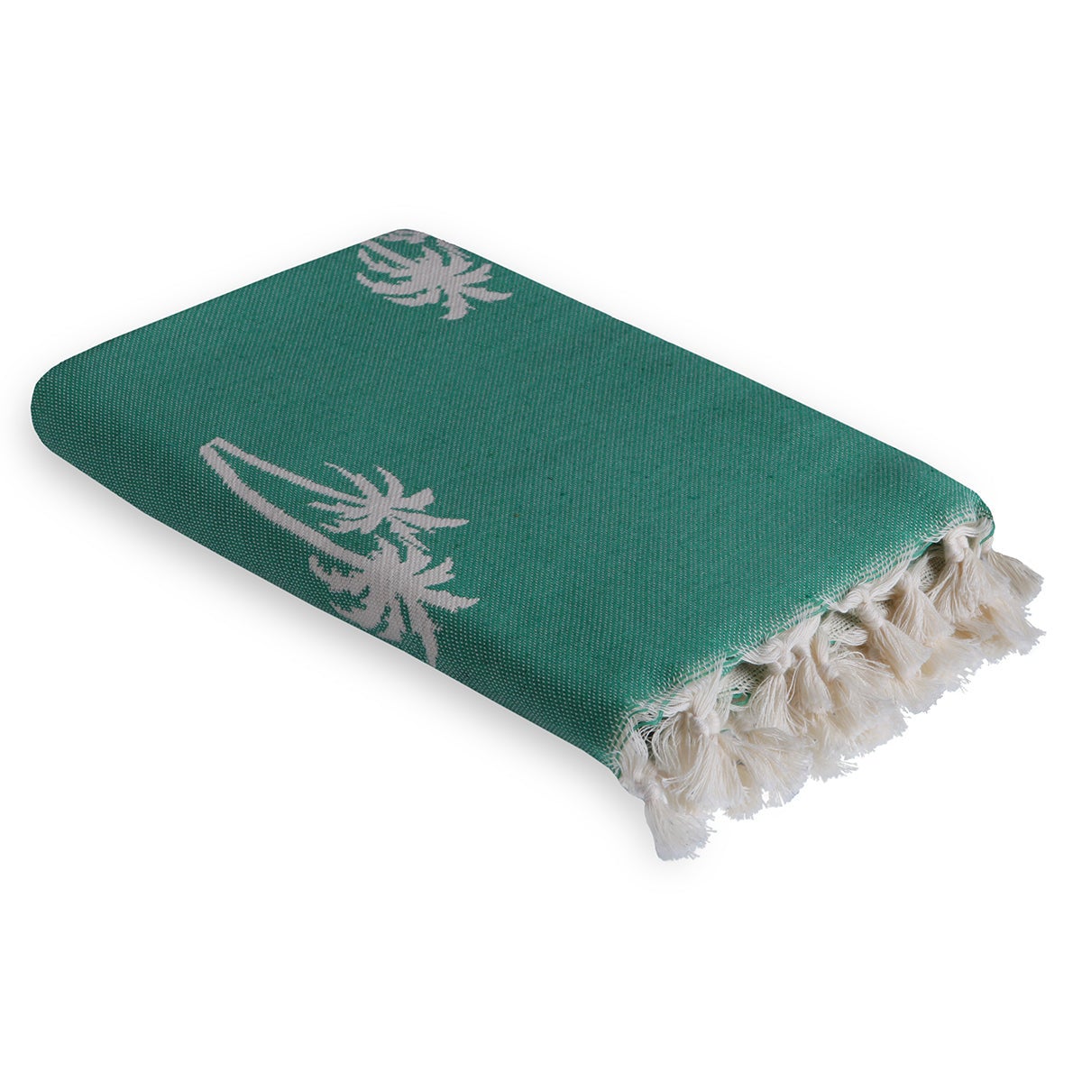 Fouta jacquard coton vert brésil | Leroy Merlin