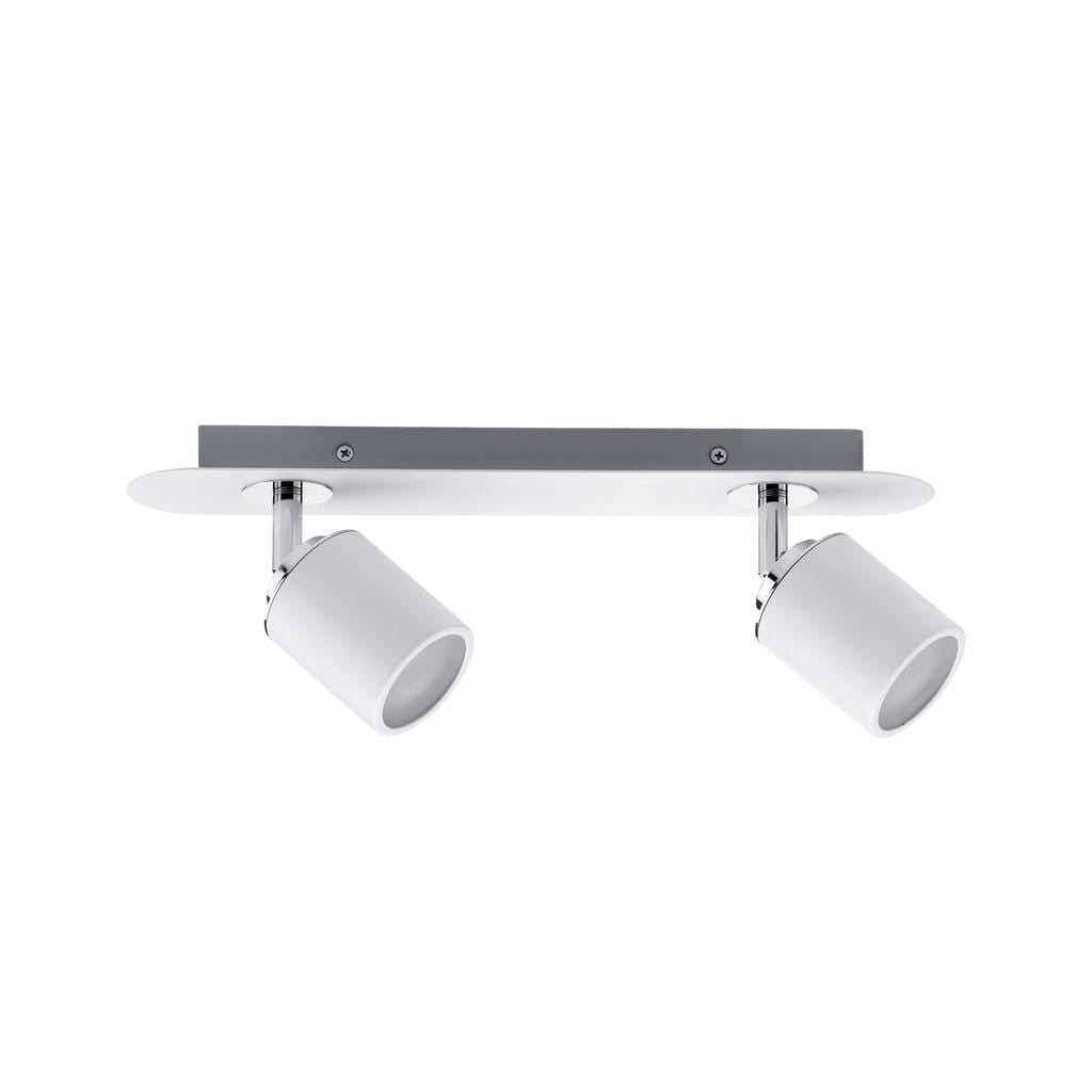 Spotlight Tube IP44 GU10 230V max. 2x10W gradable Blanc#Chrome | Leroy ...