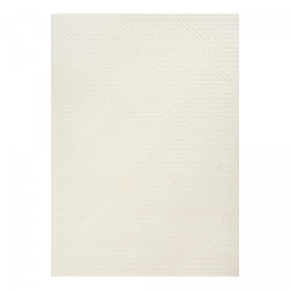 TENDIA alfombra de salón 120x160 cm Crema - Alfombra de dormitorio ...
