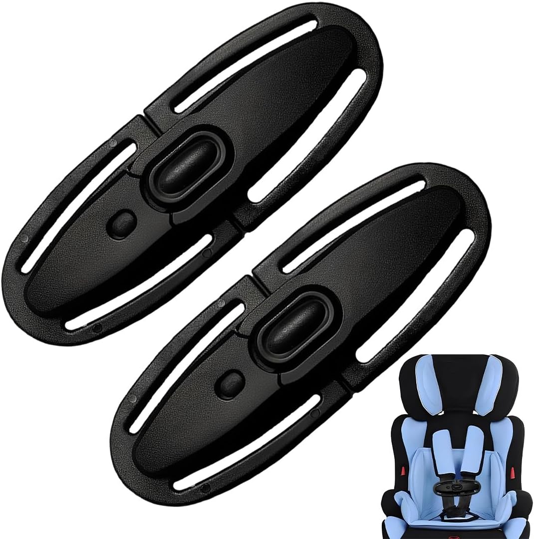 2 Pièces Clip De Sangle Enfant Auto, Clip Securite Siege Auto Bebe ...