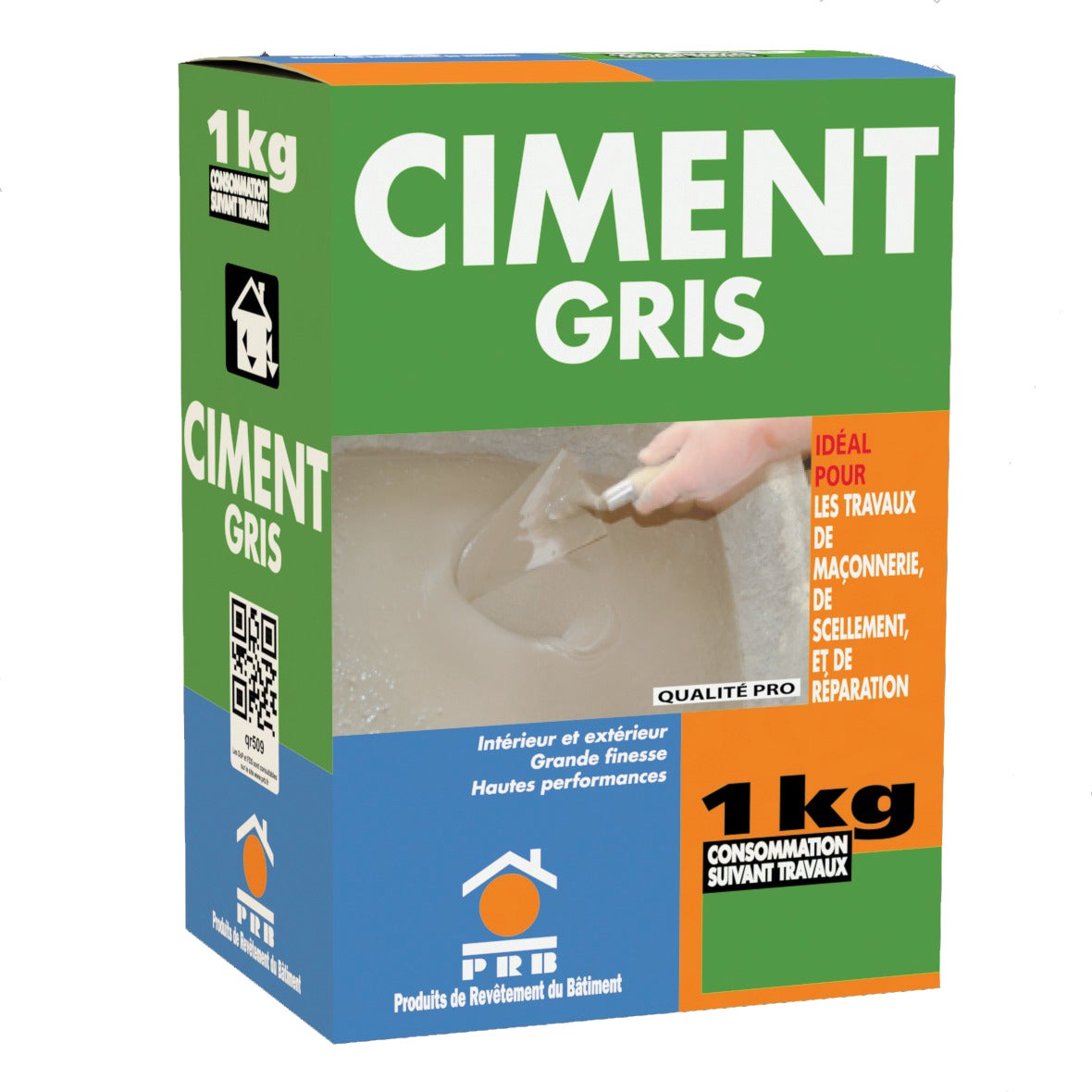 Ciment Gris Polyvalent 1kg - Finesse et Séchage Rapide - Maçonnerie ...