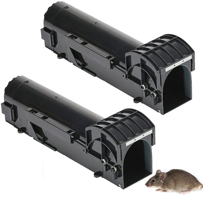 2 trappole per topi umanitari, trappole per topi vivi cattura e ...