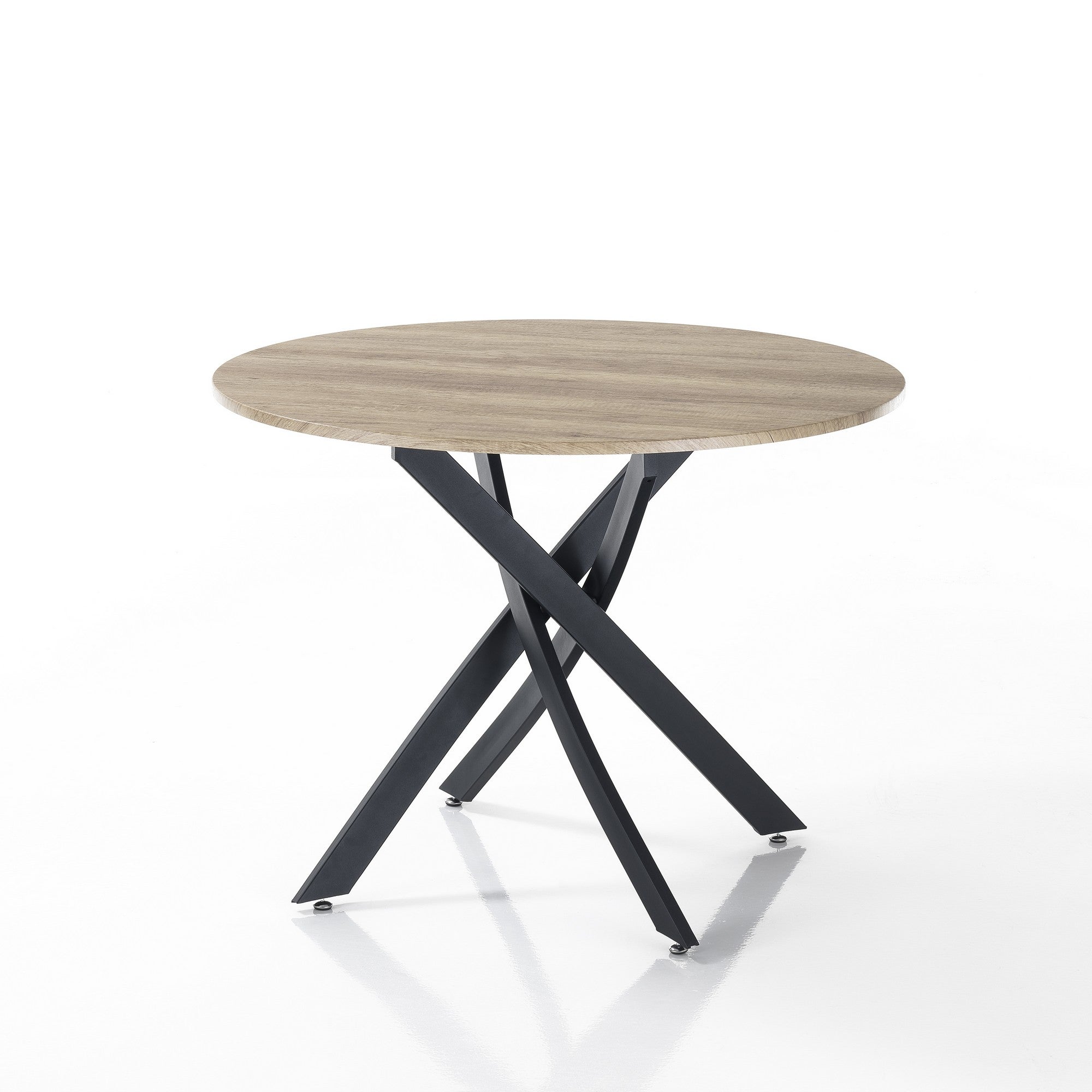Table ronde en bois HERLY | Leroy Merlin