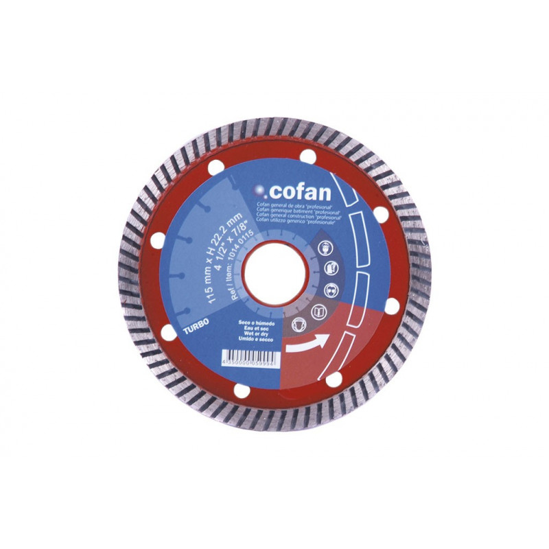 DISCO DIAM.TURBO PROFESIONAL 115MM. | Leroy Merlin