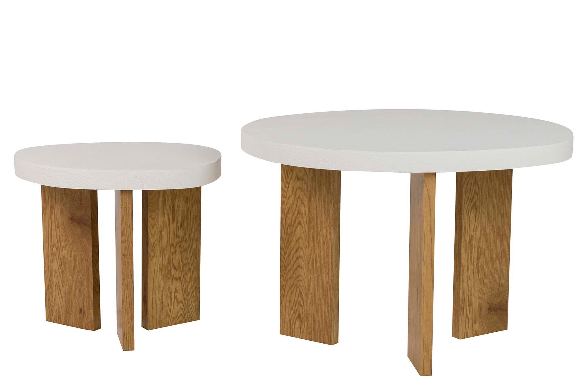 Set 2 Mesas Mdf 70X50X40 / 46X36X48 Cm | Leroy Merlin