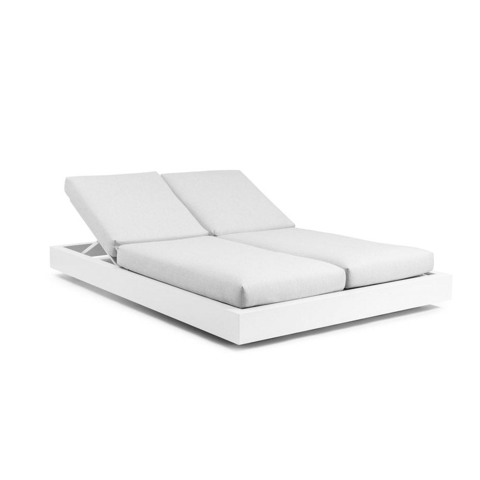 Lit de piscine double luxe en aluminium - COMO BED | Leroy Merlin