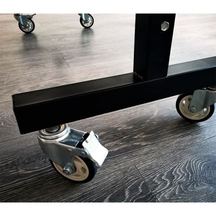 Mesa de tenis de mesa - Plegable - Para uso exterior - Incluye 2 ...