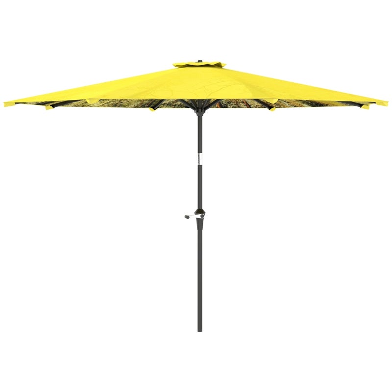 Un parasol de 300 cm de diamètre, un parasol à manivelle, un parasol ...
