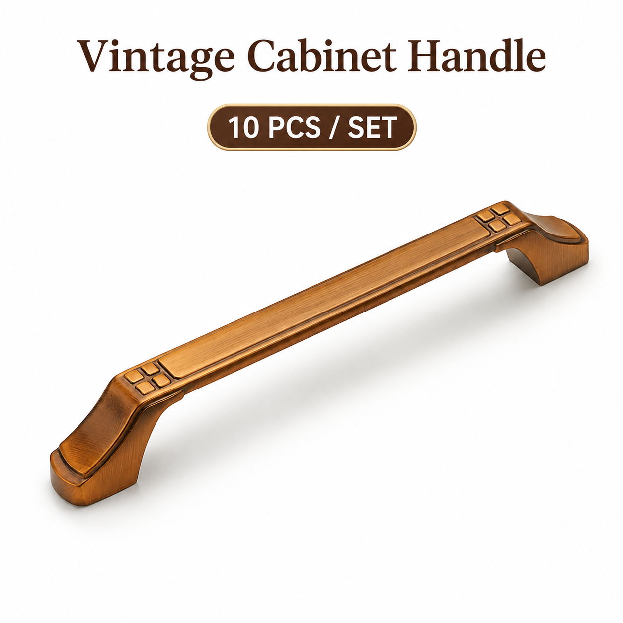 Lot de 10 poignées de meuble style chinois moderne bronze café vieilli ...