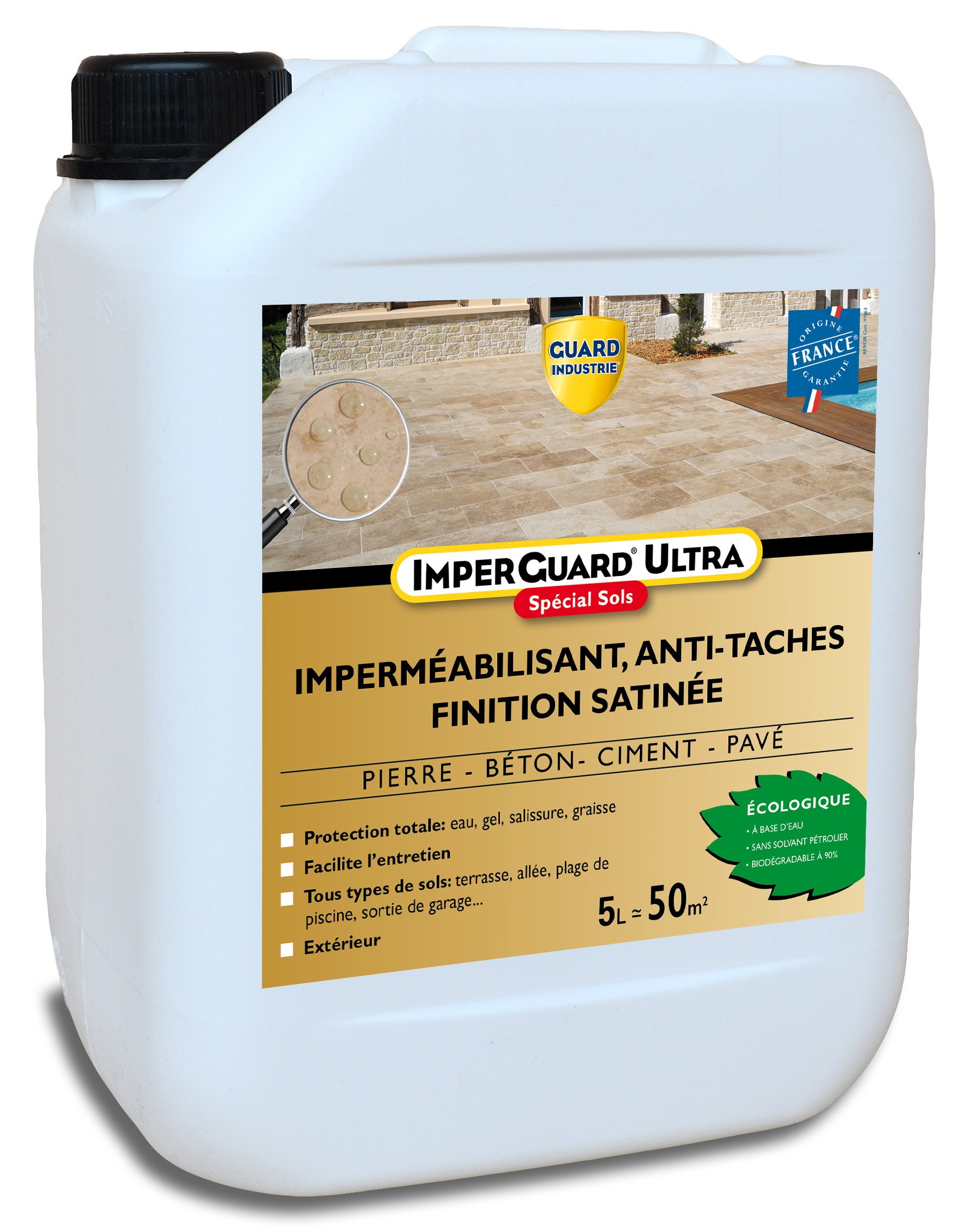 ImperGuard Ultra Protection Sol Effet Satiné – Imperméabilisant Pierre ...