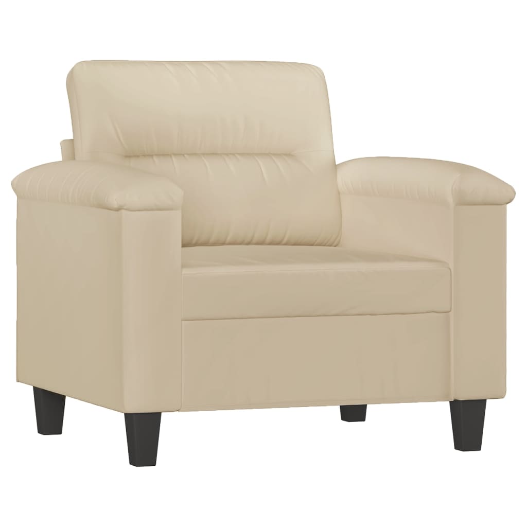 Chaise de canapé crème 60 cm tissu microfibre CFW37390 | Leroy Merlin