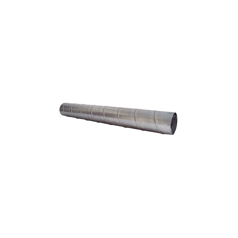 Gaine spiralée tôle d'aluminium CMS160 - Diamètre 160mm - Longueur 1m ...