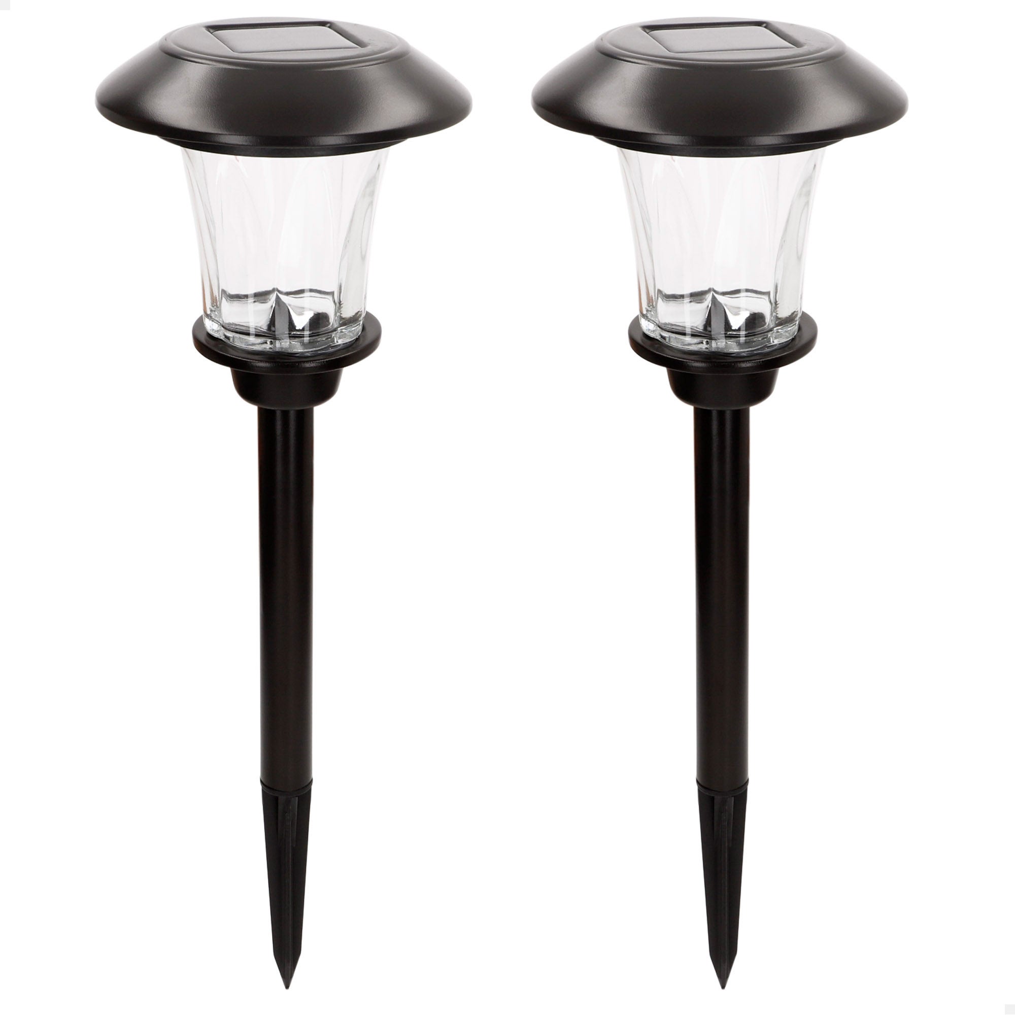 Aktive Set de 2 balizas solares LED 6 lúmenes con estaca | Leroy Merlin