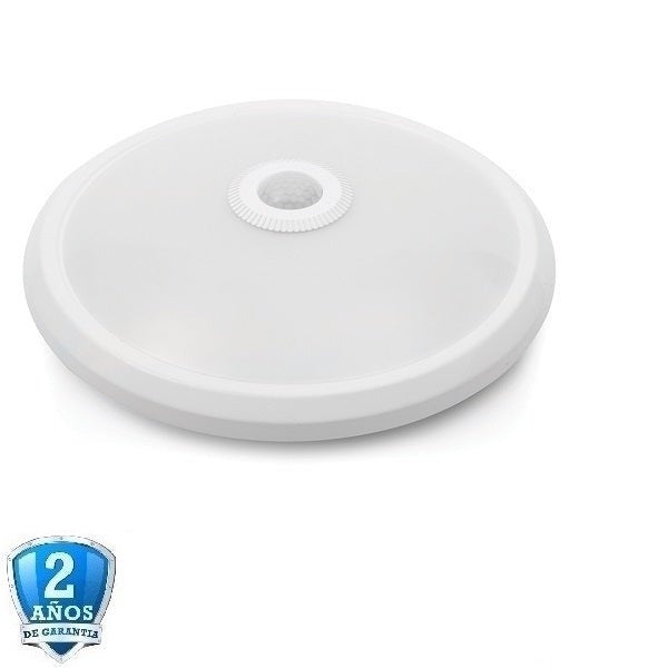 Hublot LED Rond 18W avec Détecteur 1260lm (84W) - Blanc du Jour 6000K ...