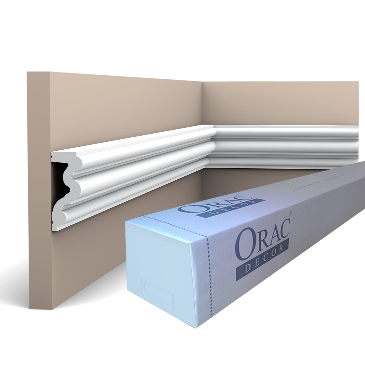 P4025 AUTOIRE Cimaise murale Orac Decor - 8,3x3,4x200cm ( h x p x L ...