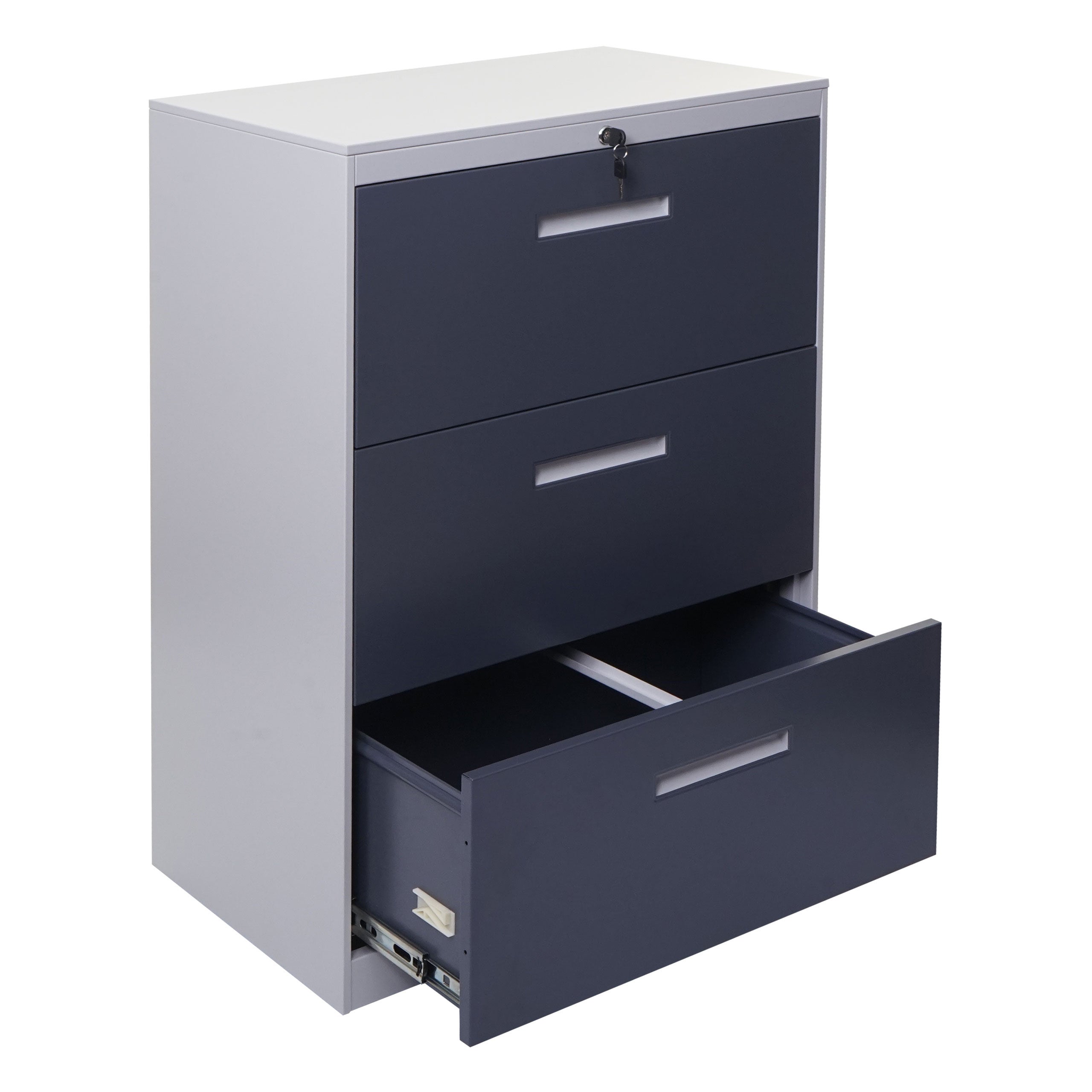 Armoire à dossiers suspendus HWC-A10 acier, A4 verrouillable ...