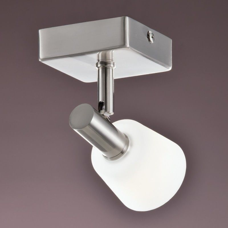 NEW KASTER CR 001-2200-1-053 projecteur nickel satiné | Leroy Merlin