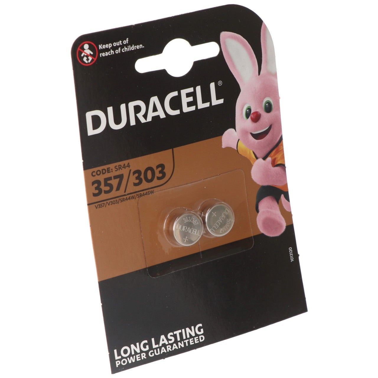 Duracell 357, 303, V357, V303, SR44, SR44SW, pile pour montre D357 ...