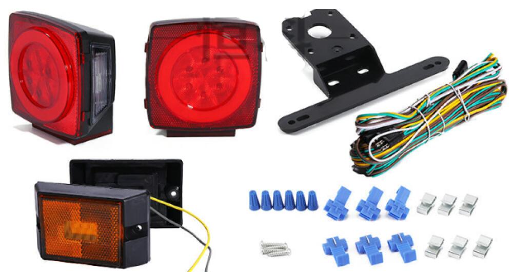 Kit de luces LED para remolques, bombillas LED brillantes de 12 V para ...