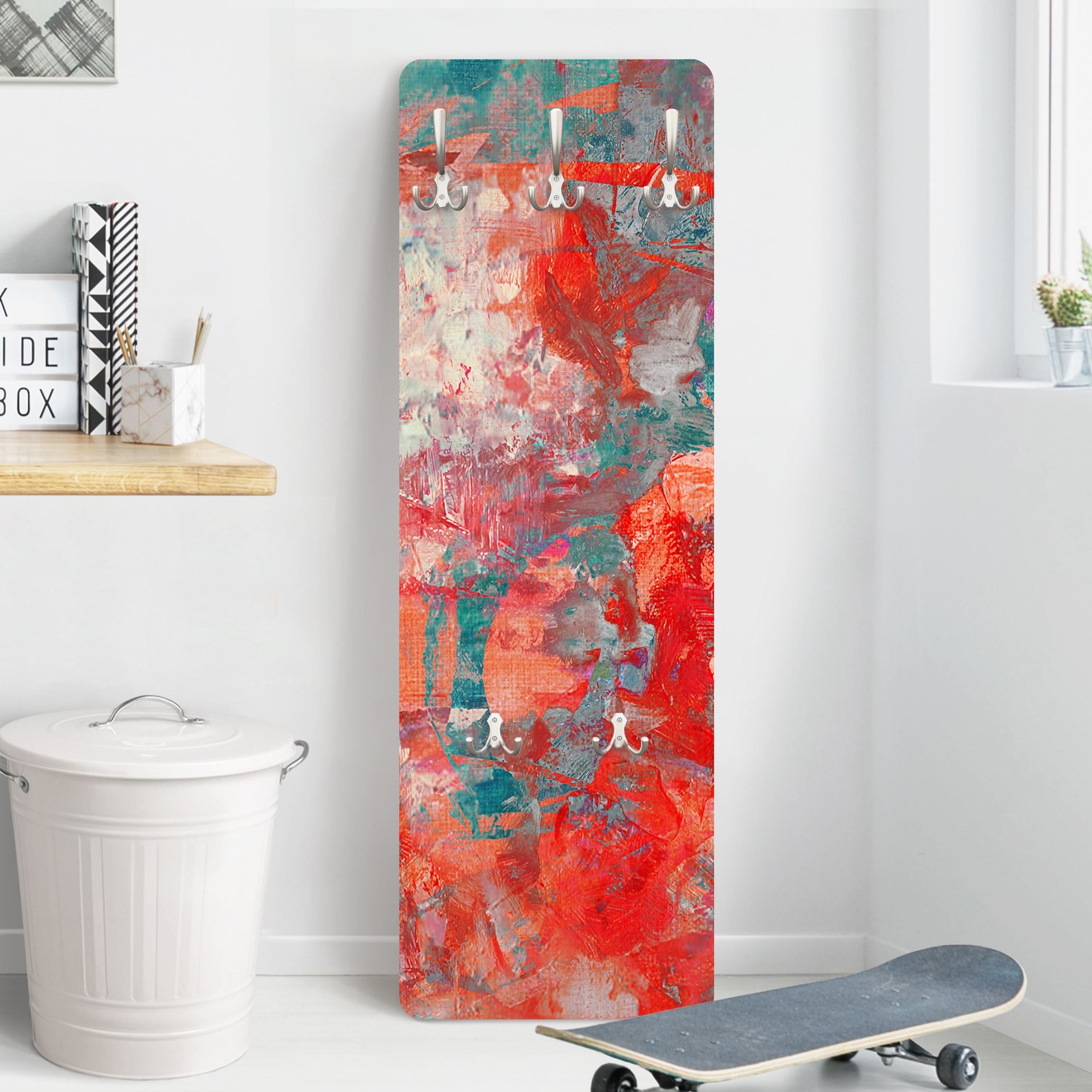 Perchero de pared motivo percha de pared madera perchero recibidor ...