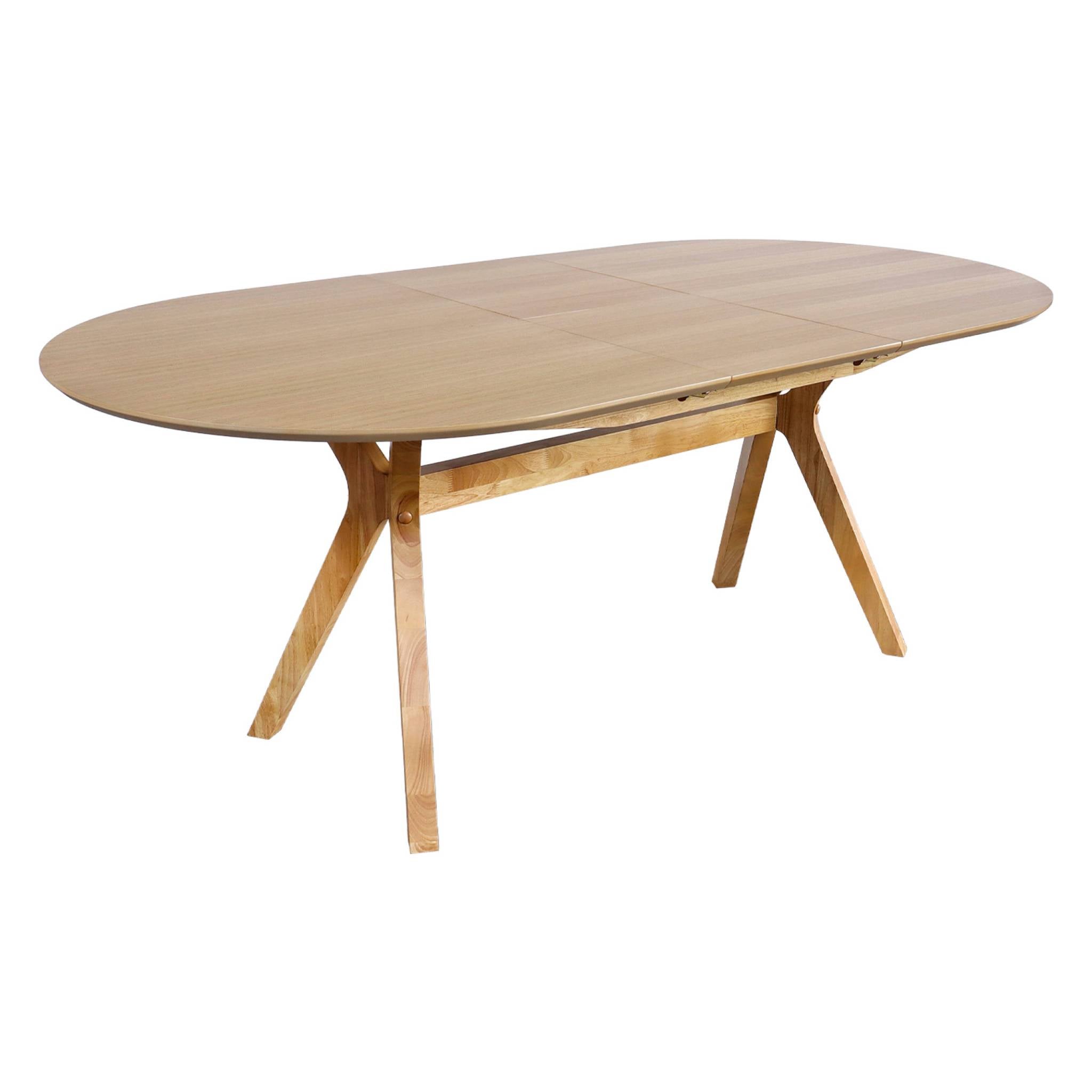 Table à manger oblongue extensible. 160-200cm 4-8 personnes MDF et ...