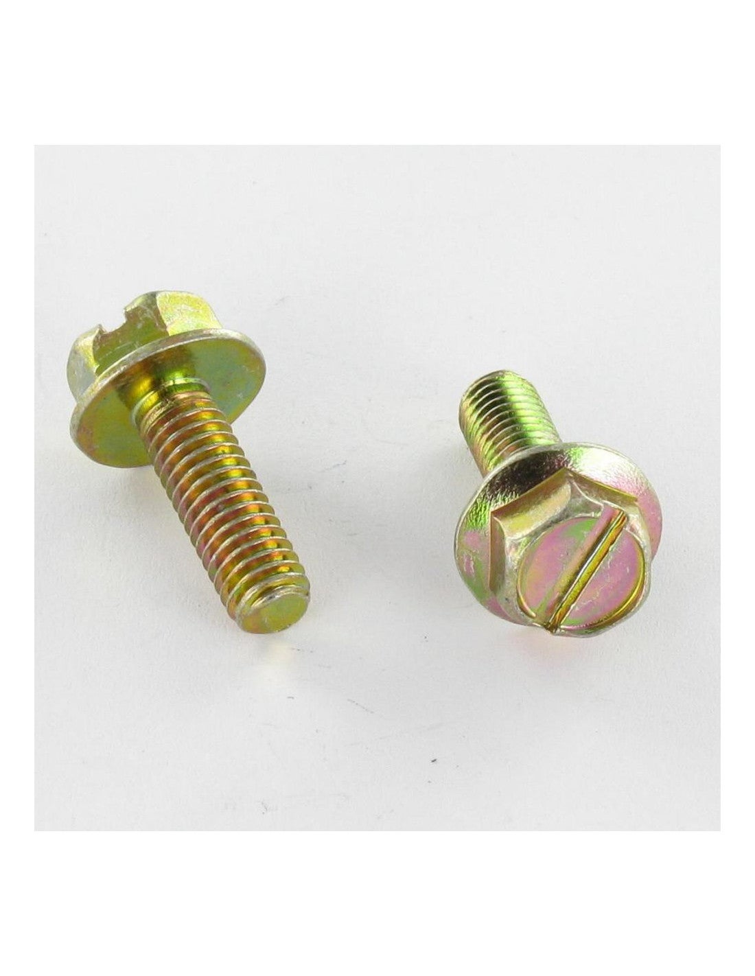 Vis métaux Tête hexagonale TH M6X18 Embase collerette 11 Fendue ...