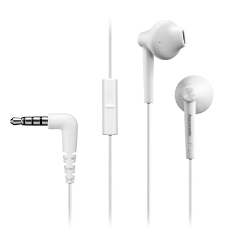 Cuffie intrauricolari Panasonic RP-TCM55/con microfono/Jack 3.5/Bianco ...