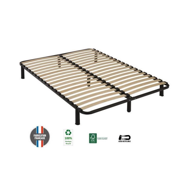 SEDAC CONFORTKIT Cadre a lattes en kit 160 x 200 - 26 cm | Leroy Merlin